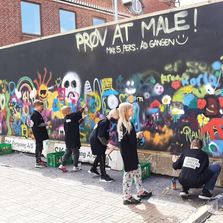 Rundvisningsworkshops for børn - Slagelse Street Art Festival